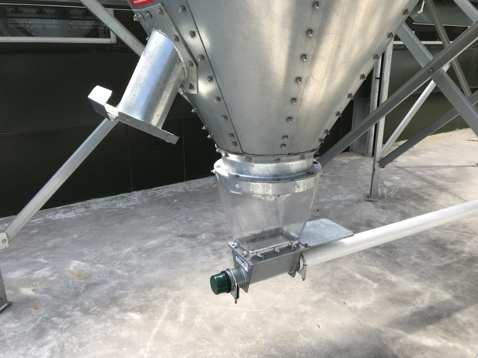 Q MAC Flexible Auger Silo Outlet 430mm - Q Mac Silos Ltd